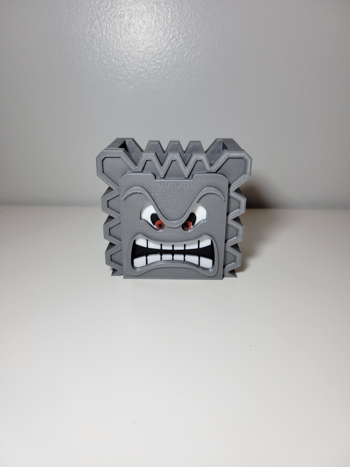 Thwomp Super Mario Bros Desk Organizer Pencil Holder – 3D Print New York